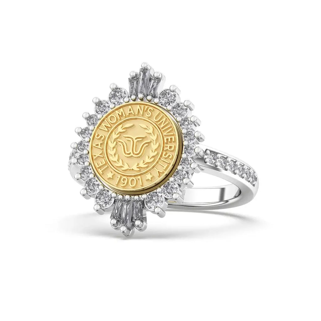 Texas Womans University Ring 311 Honor TWU