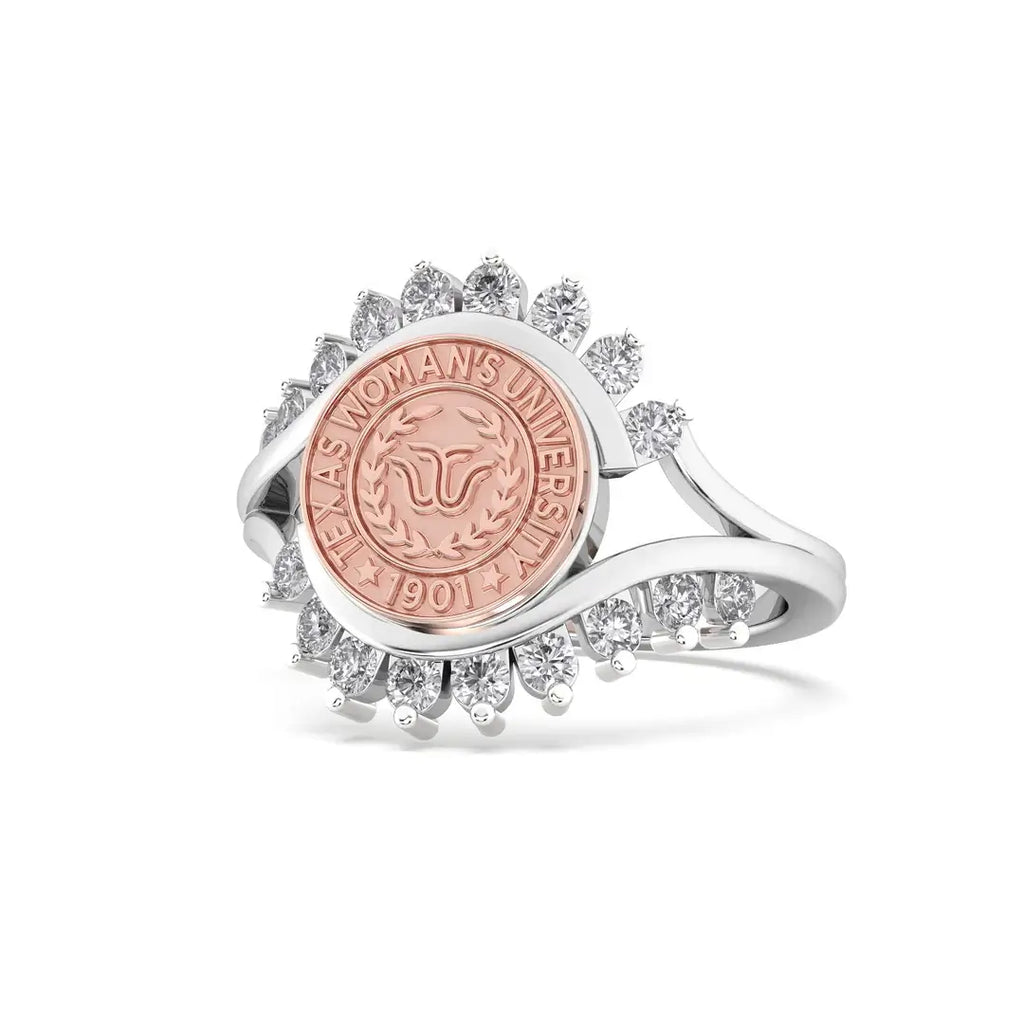 Texas Woman's University Ring | 71 Fierce | TWU – San Jose Jewelers