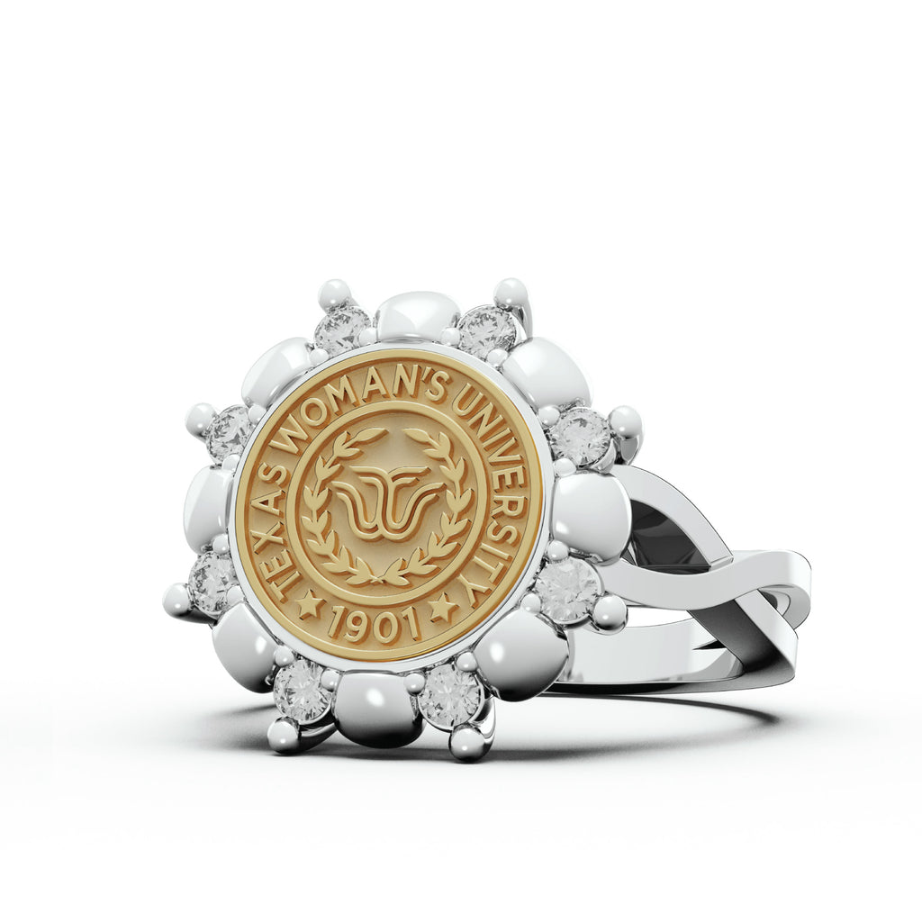 175 Unity Texas Woman's University Graduation Seal Ring – San Jose Jewelers