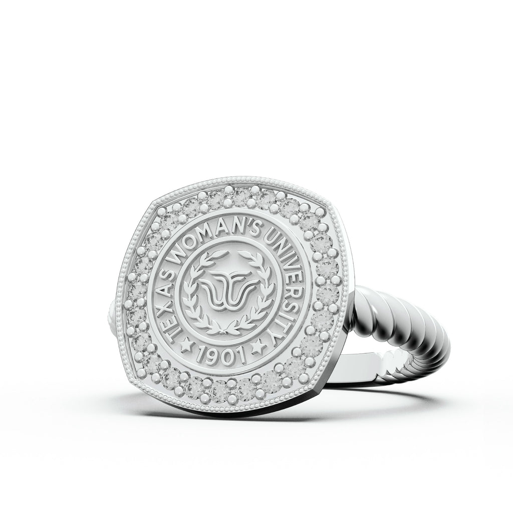 237 Luna Texas Woman's University Graduation Seal Ring – San Jose Jewelers