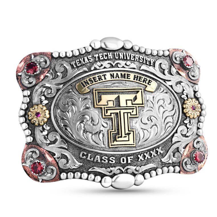 Customizable Texas Tech University Belt Buckle | The Spur