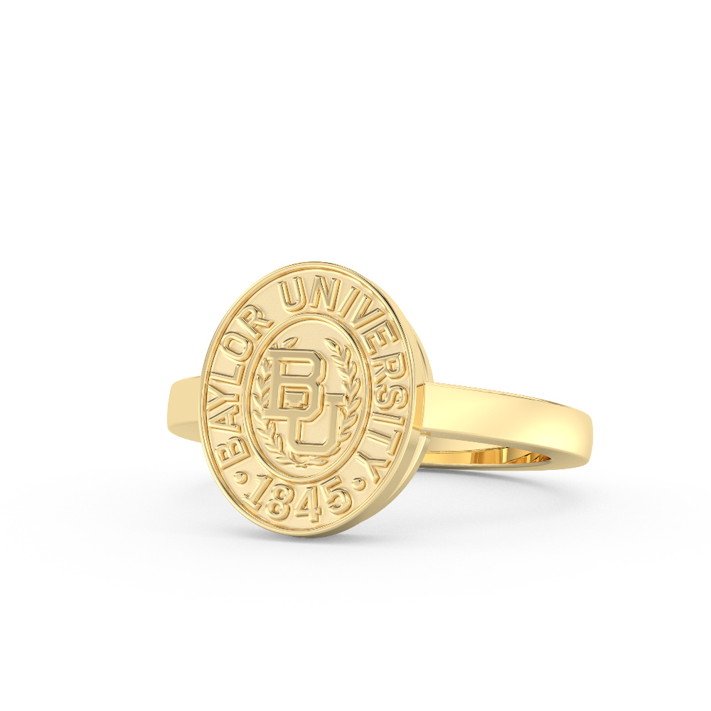 228 Vida Baylor University Ring | BU Seal – San Jose Jewelers