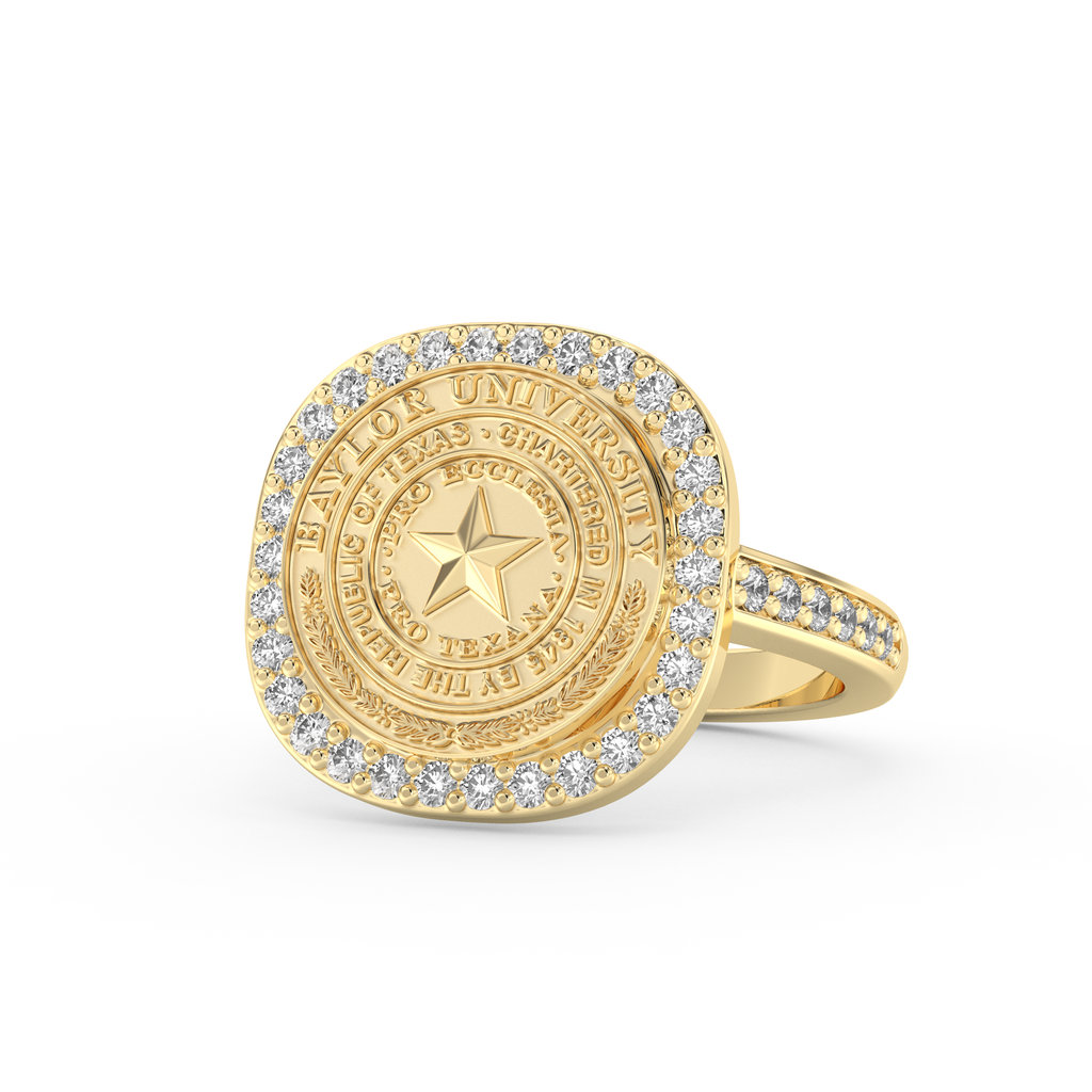 247 Milestone Baylor University Ring Traditional Seal