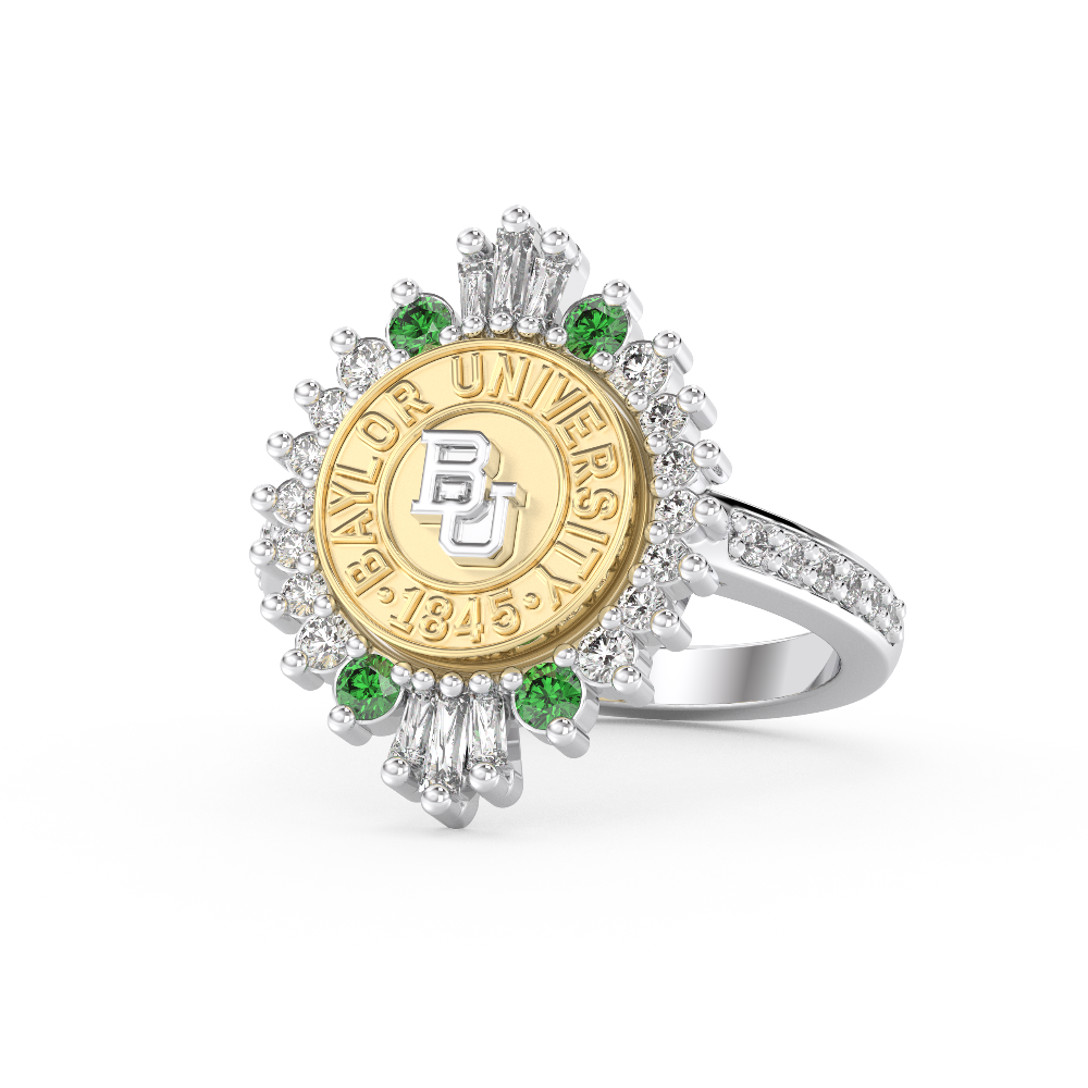 311 Honor Baylor University Ring | Two-Tone BU Seal – San Jose Jewelers