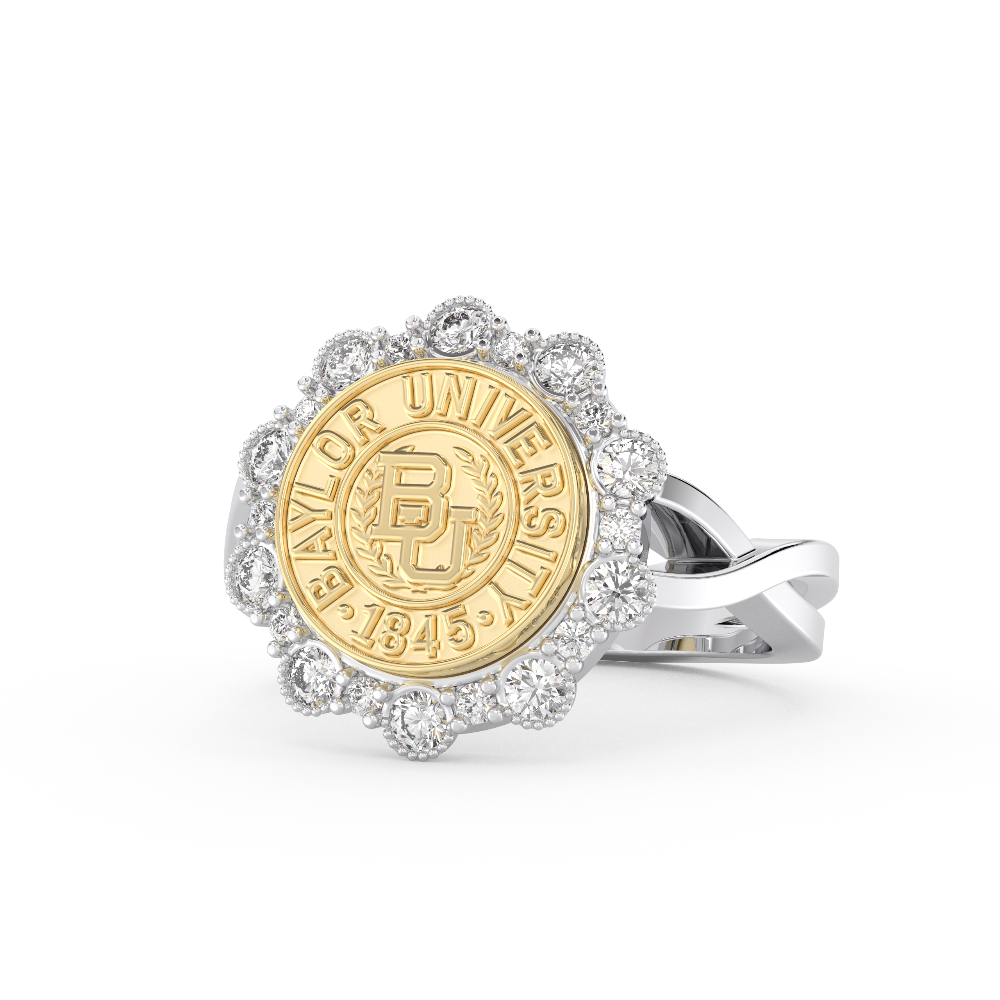 313 Blossom Baylor University Ring | BU Seal – San Jose Jewelers