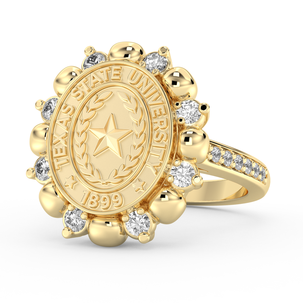Texas State University Ring | 175 Unity | TXST – San Jose Jewelers