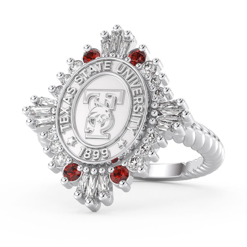 Texas State University Ring | 310 Glory | TXST – San Jose Jewelers